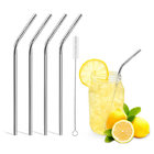 Reusable Stainless Steel Drinking Straws with Cleaning Brush